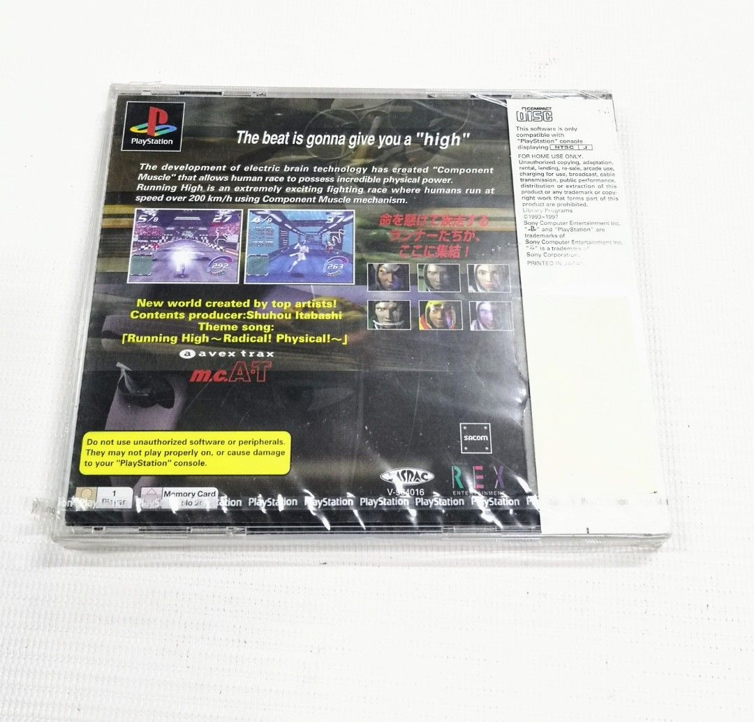 Playstation one game Running High, Video Gaming, Video Games ...