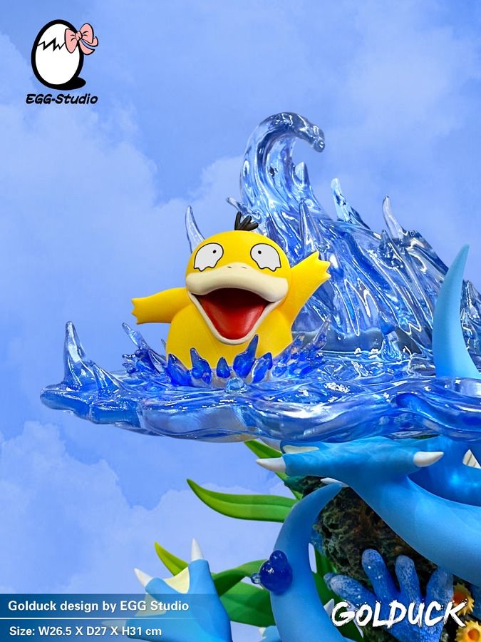 【PO】Psyduck X Golduck X Horsea | EGG Studio | Pokemon【FREE Shipping】GK ...