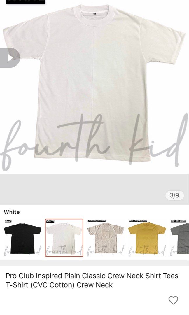 Pro Club Inspired White Shirt on Carousell