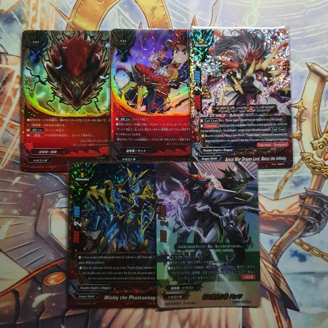 [PROMO] Buddyfight Batzz Set [Thunder Empire], Hobbies & Toys, Toys & Games on Carousell