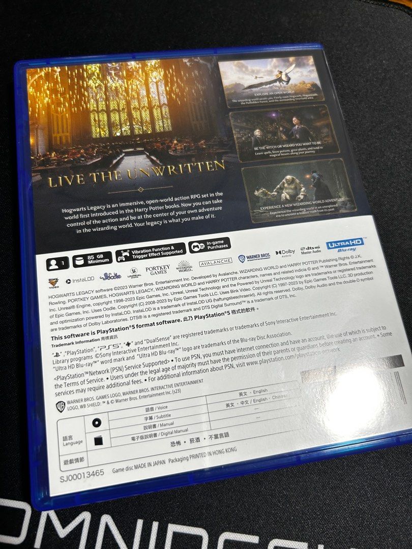 [FS] PS5 Hogwarts Legacy (code unclaimed), Video Gaming, Video Games ...
