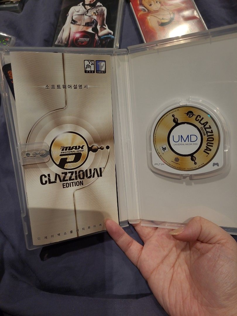 PSP DJ Max Clazziquai Black Square Portable 2, Video Gaming, Video ...