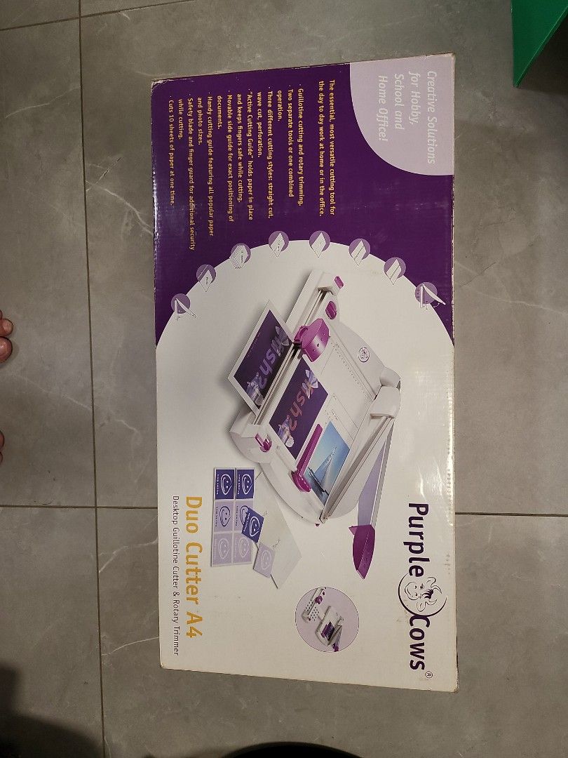 Purple Cows Duo Cutter A4, Hobbies & Toys, Stationery & Craft, Craft ...