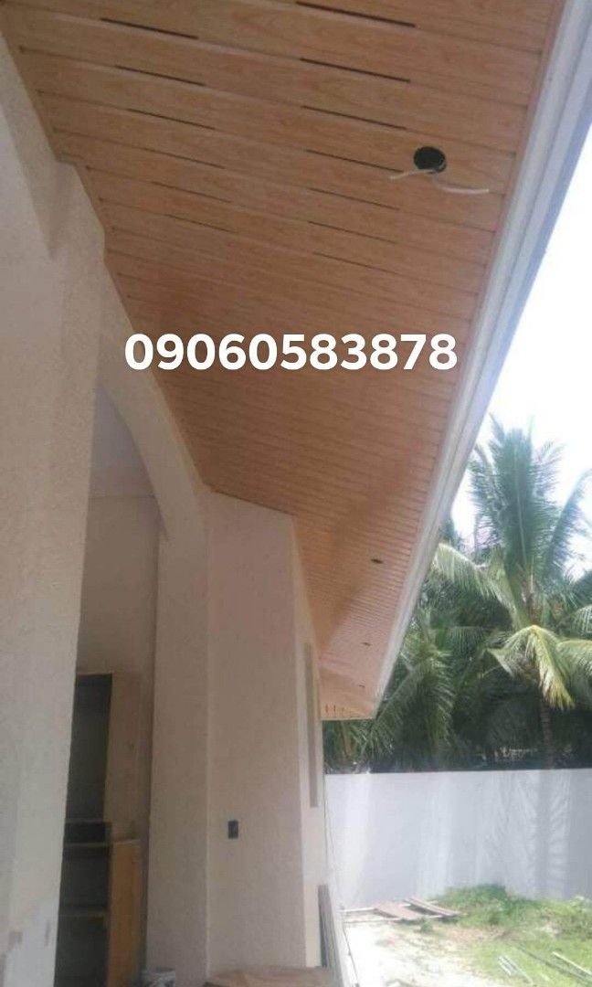 PVC Ceiling Spandrel Eaves Kisame Gymsum Board Wall panels, Furniture ...