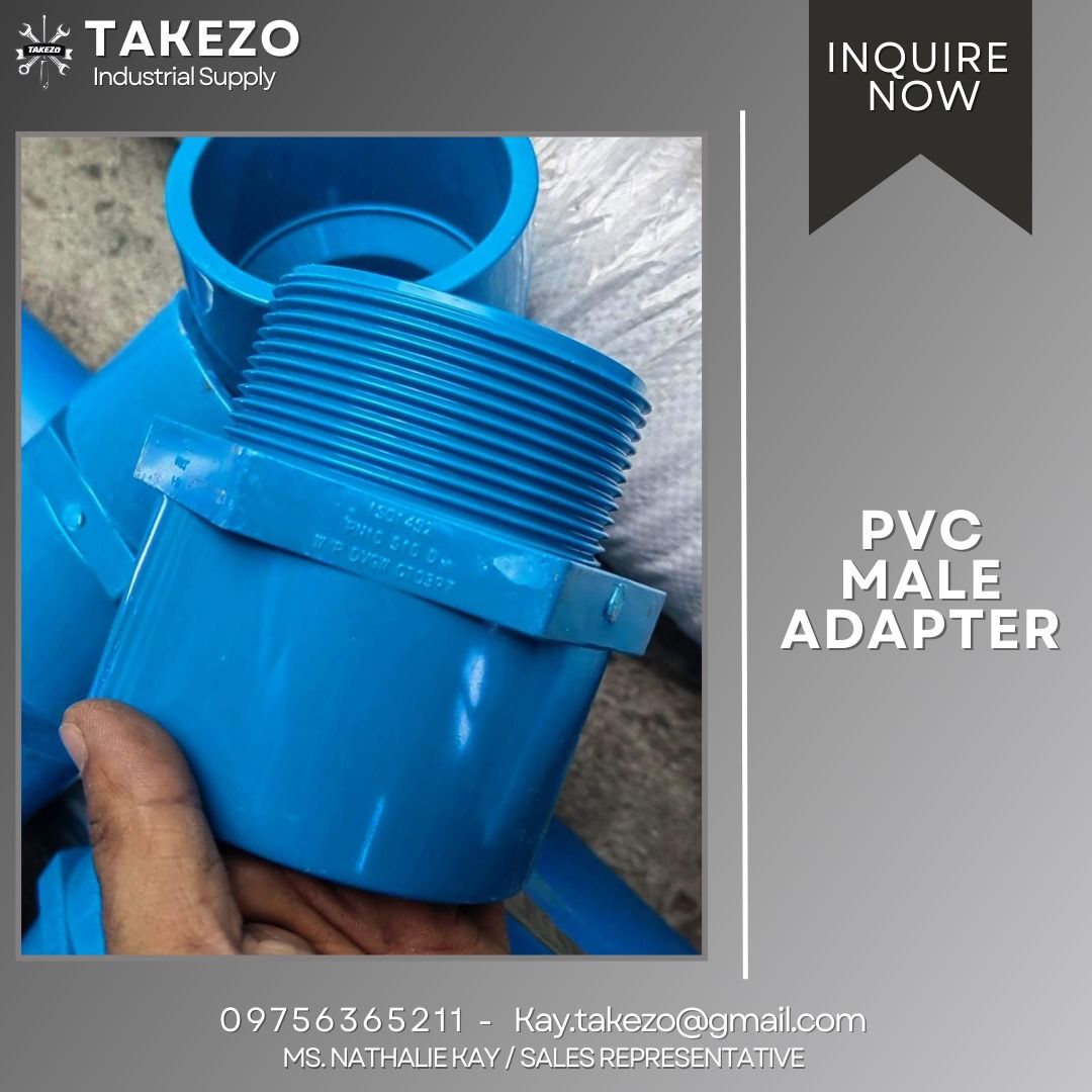 PVC MALE ADAPTER, Commercial & Industrial, Construction Tools ...