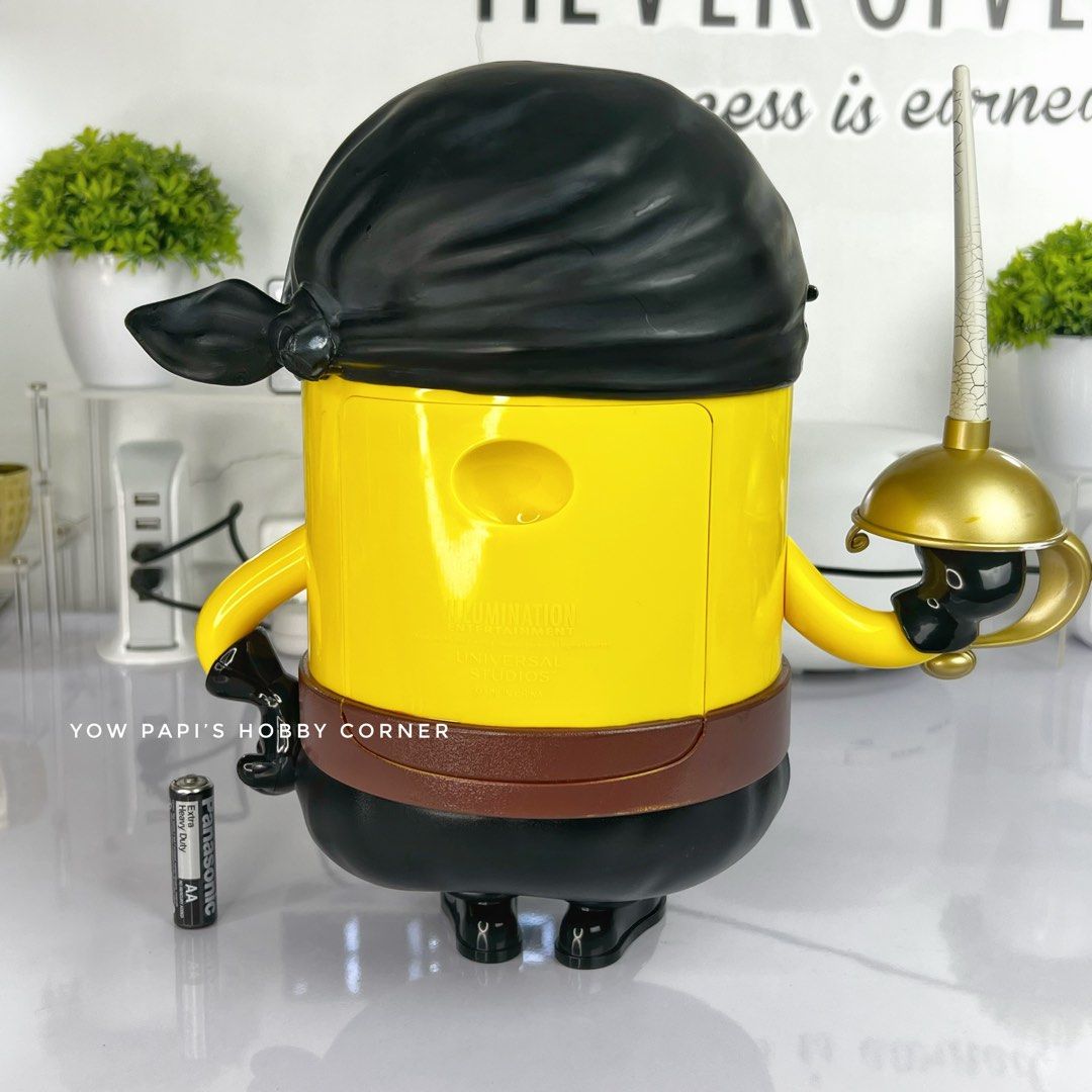 RARE PIRATE MINION - POPCORN BUCKET - UNIVERSAL STUDIOS, Hobbies & Toys ...