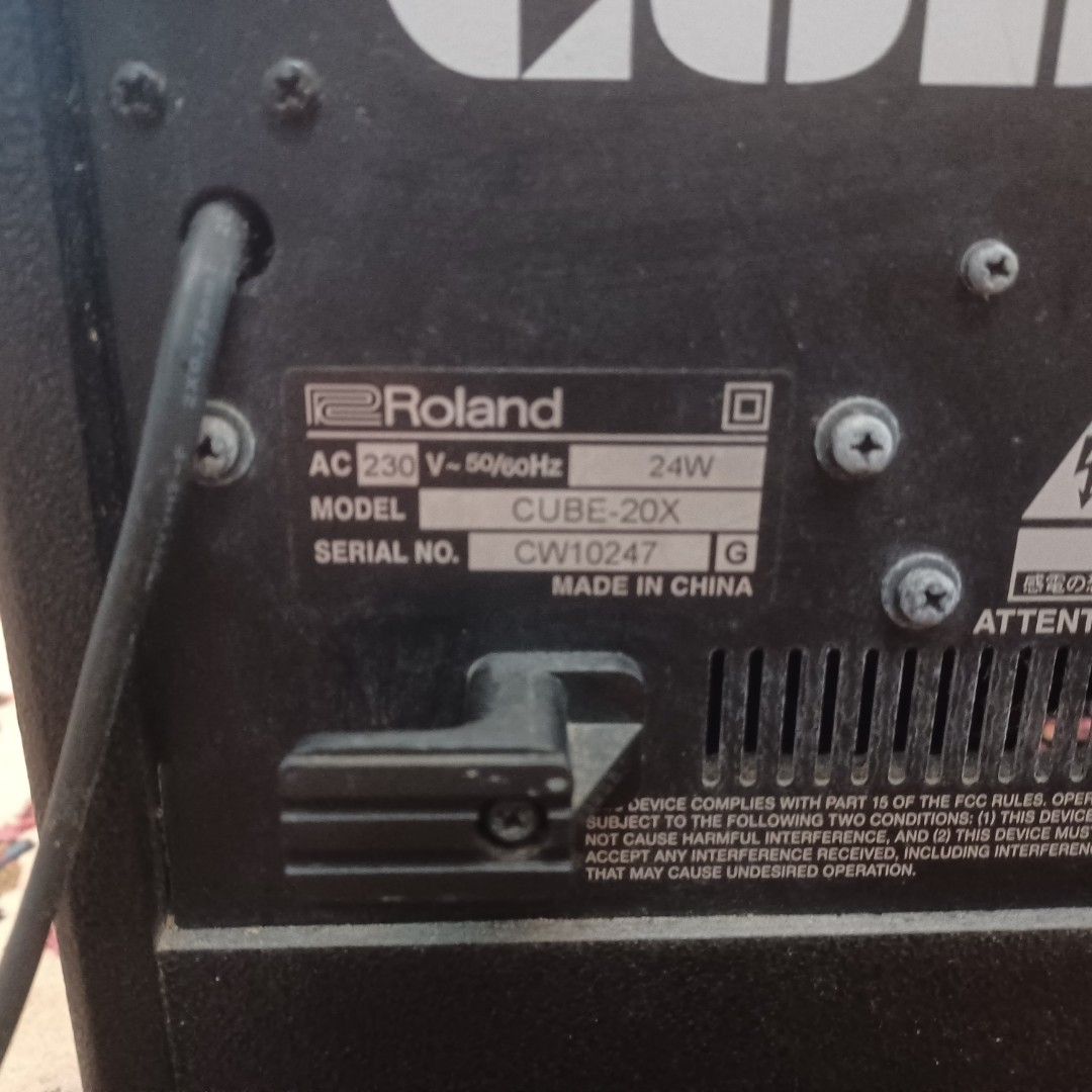 Roland Cube 20X Electric Guitar Amp Amplifier, Hobbies & Toys, Music ...