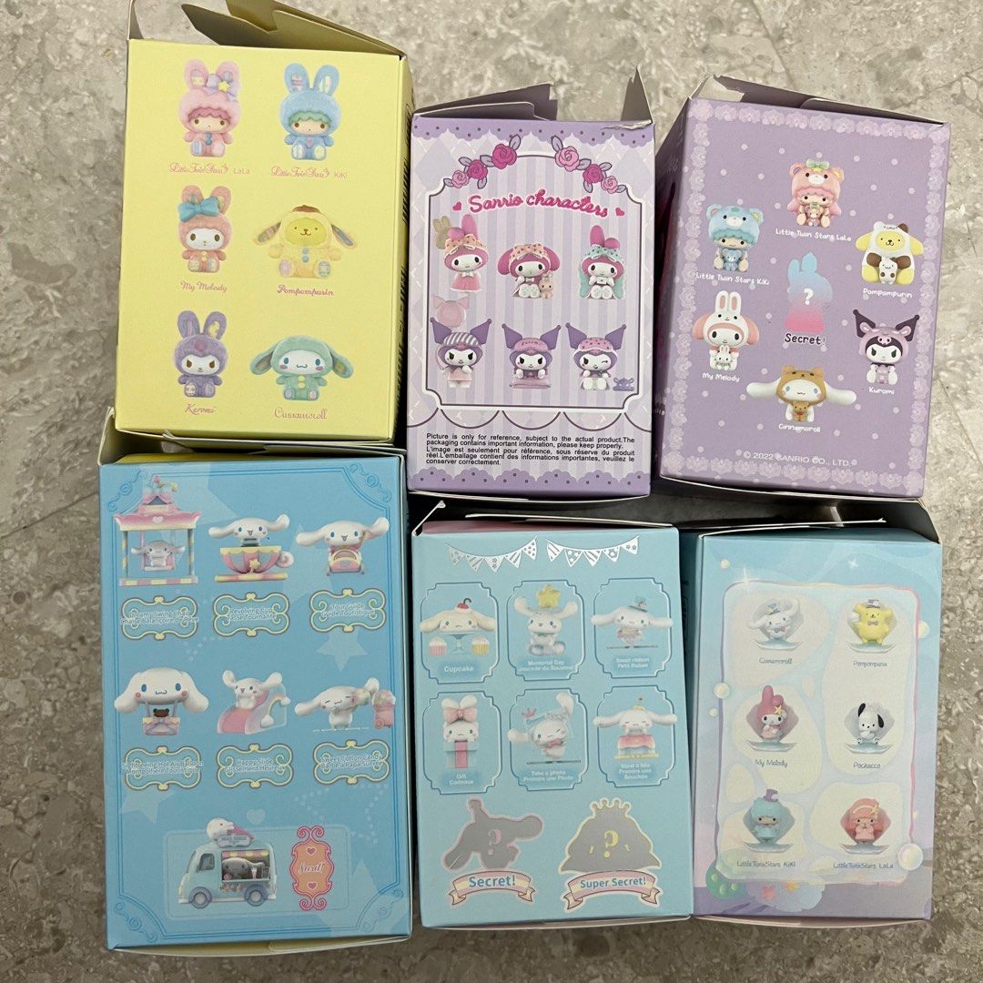 From Usa Sanrio Miniso Blind Boxes My Melody Kuromi Popompurin Kiki Lala Cinnamoroll