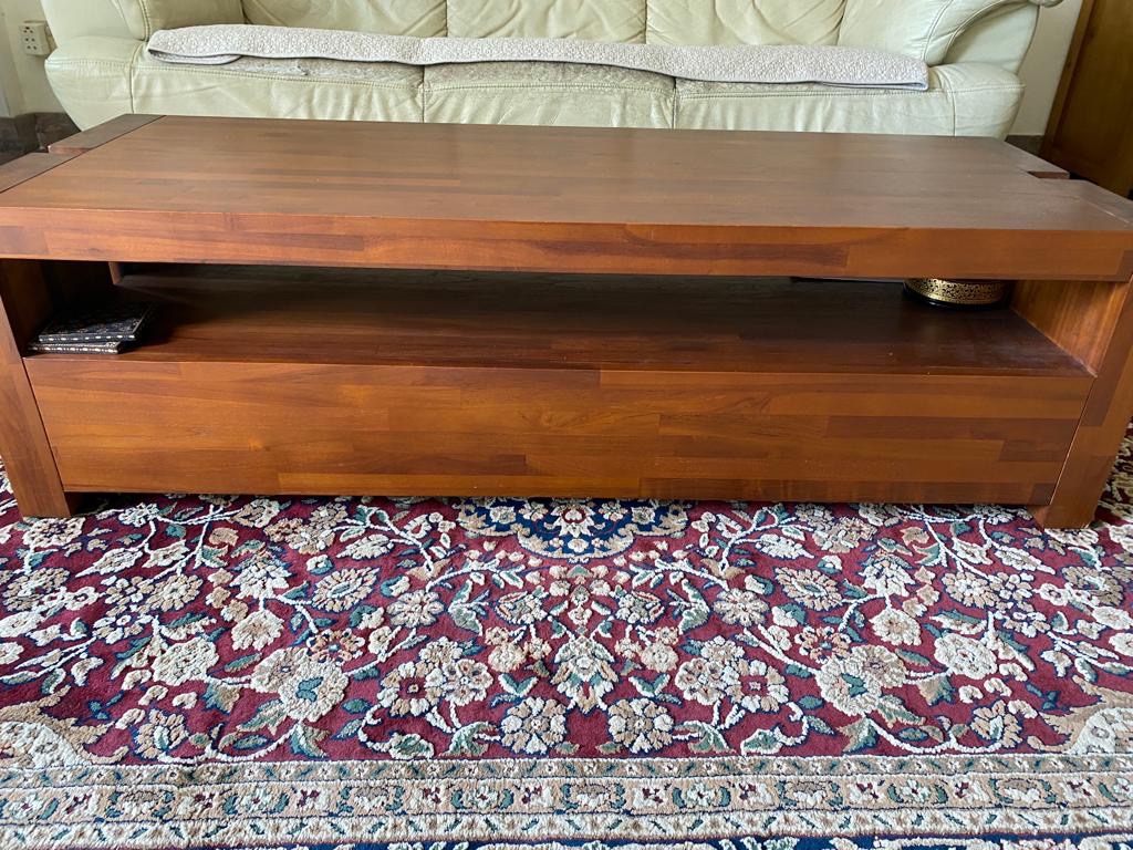 SCAN TEAK TV CONSOLE WITH ONE DRAWER, Furniture & Home Living ...