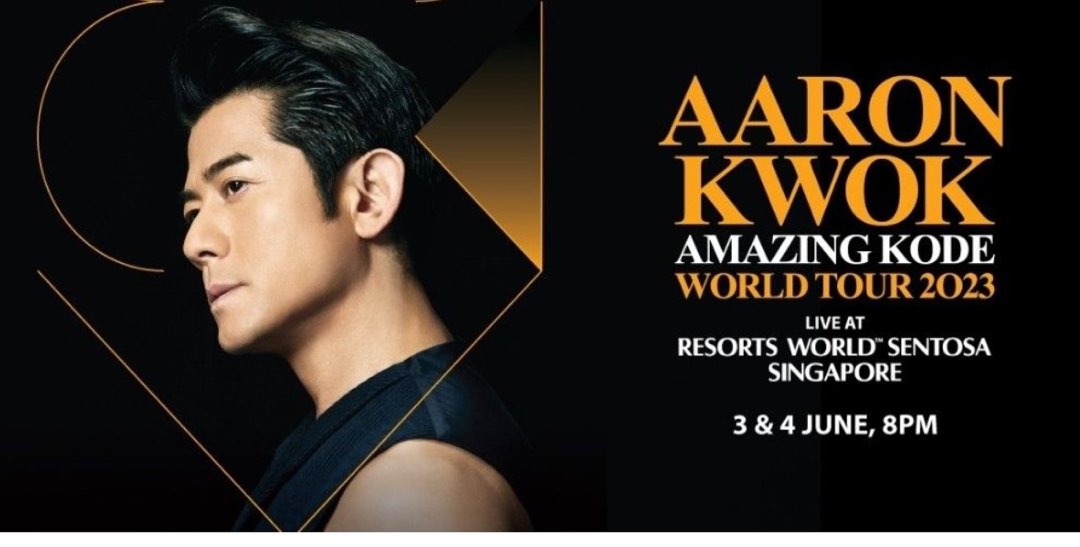 Aaron Kwok 4th June, Tickets & Vouchers, Event Tickets on Carousell