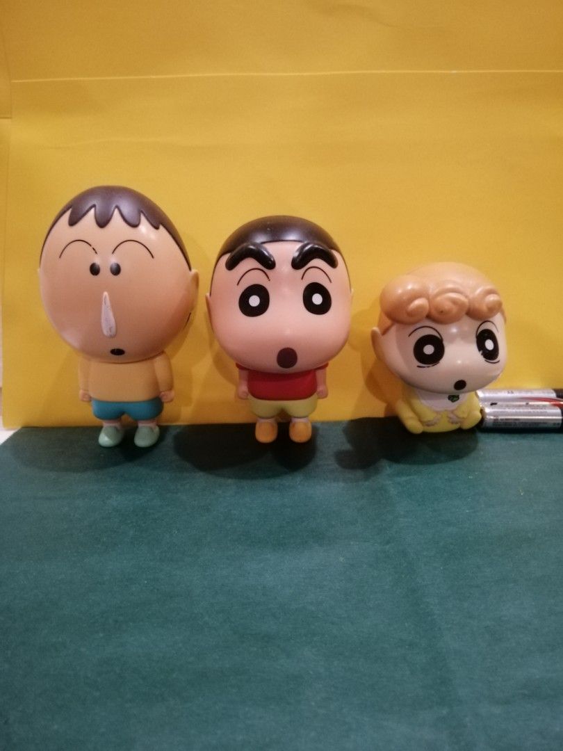 Set of 3 Crayon Shin chan Sinchan big type, Hobbies & Toys, Toys & Games on Carousell