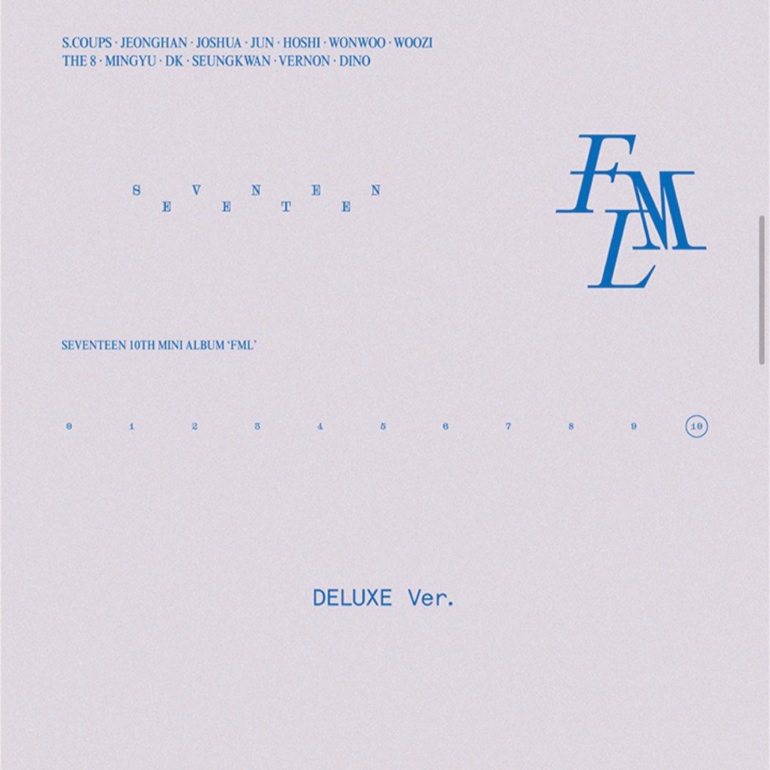 SEVENTEEN SVT FML Deluxe Version, Hobbies & Toys, Memorabilia ...