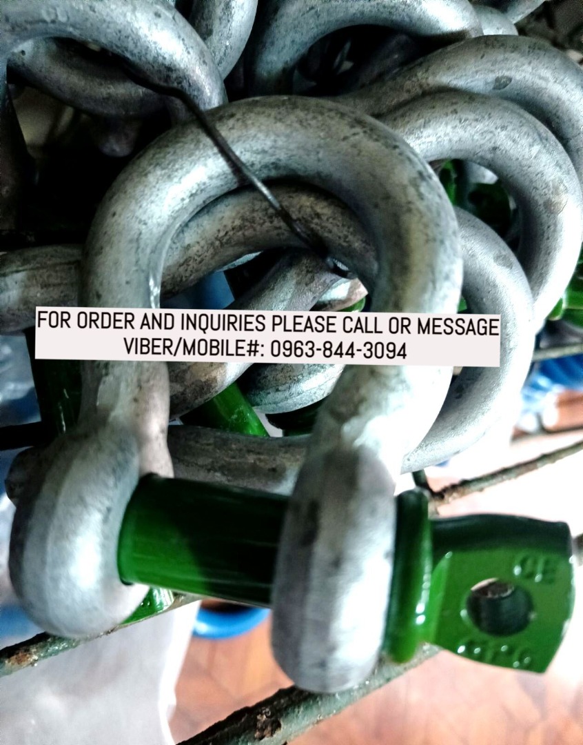 SHACKLE WITH INSPECTION CERTIFICATE HEAVY DUTY, Commercial & Industrial ...