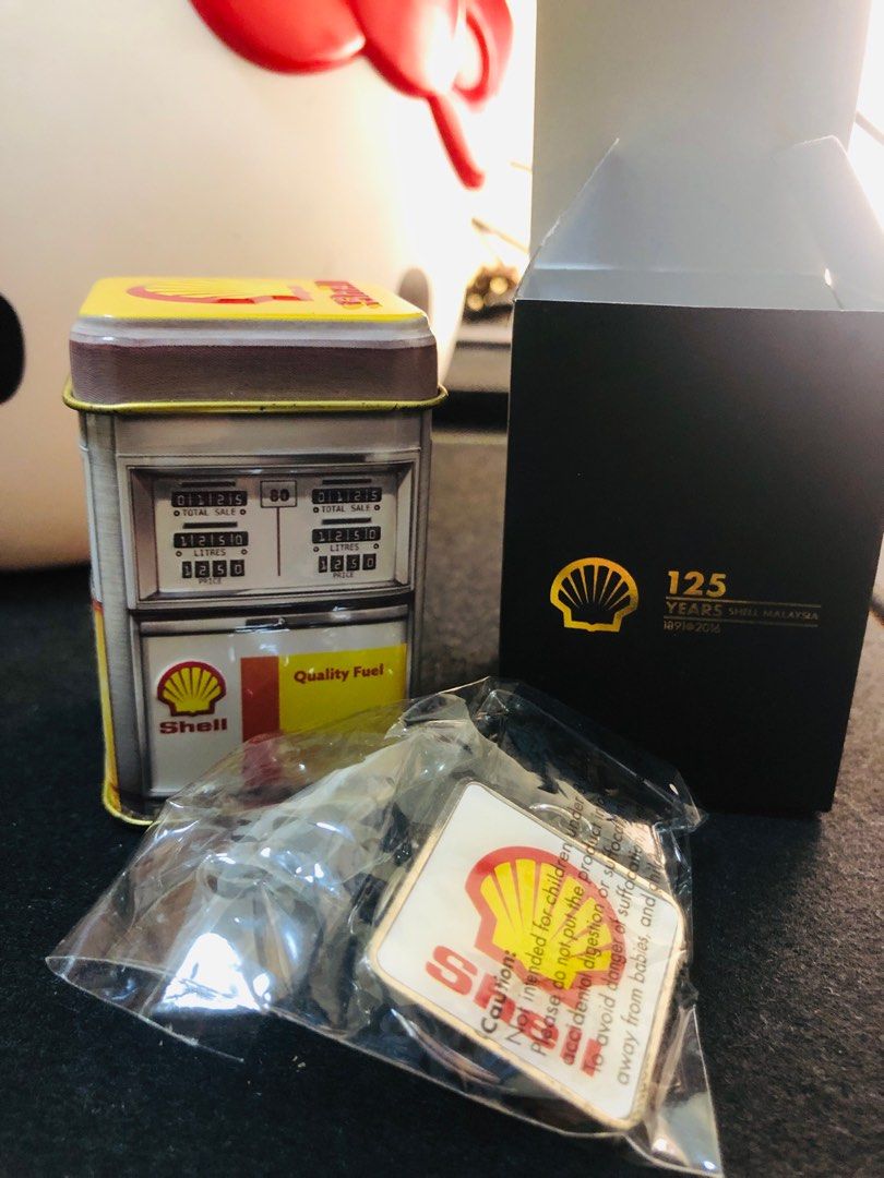 Shell 125 anniversary tin collection, Hobbies & Toys, Collectibles ...