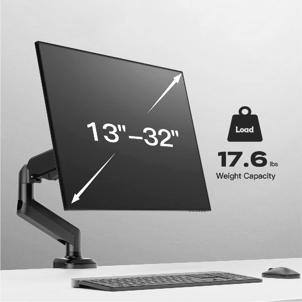 Single Gas Cylinder Monitor Arm, Computers & Tech, Parts & Accessories ...