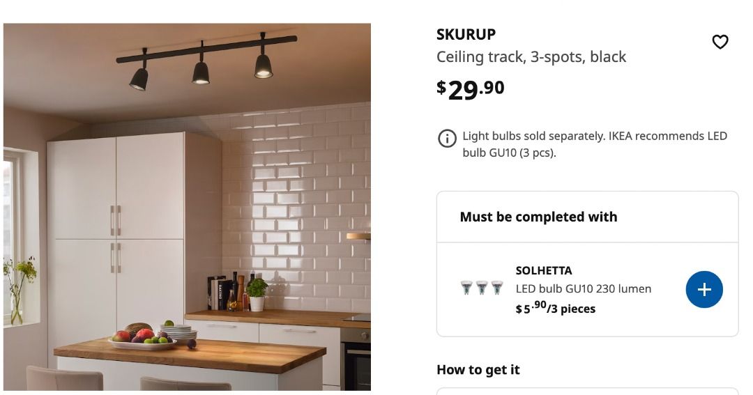SKURUP Ikea Ceiling Light (x5), Furniture & Home Living, Lighting ...