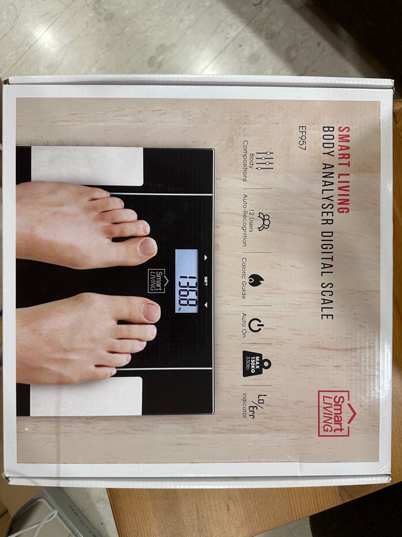 Smart Living Body Analyzer Digital Scale, Health & Nutrition, Health ...