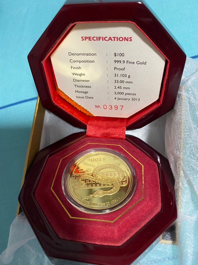 Snake memory coin, Hobbies & Toys, Memorabilia & Collectibles, Currency ...