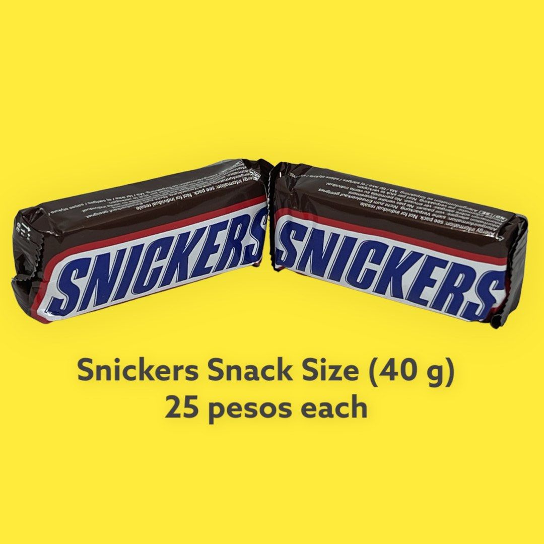 Snickers Snack Size, Food & Drinks, Other Food & Drinks on Carousell