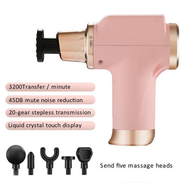 (SP71) Girl Mini Massage Gun Female Muscle Massager Neck Cream Muscle ...
