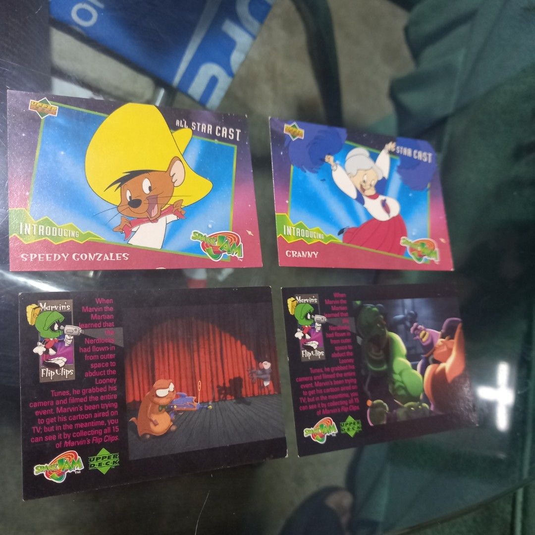 Space Jam Cards by Upper Deck, Hobbies & Toys, Toys & Games on Carousell