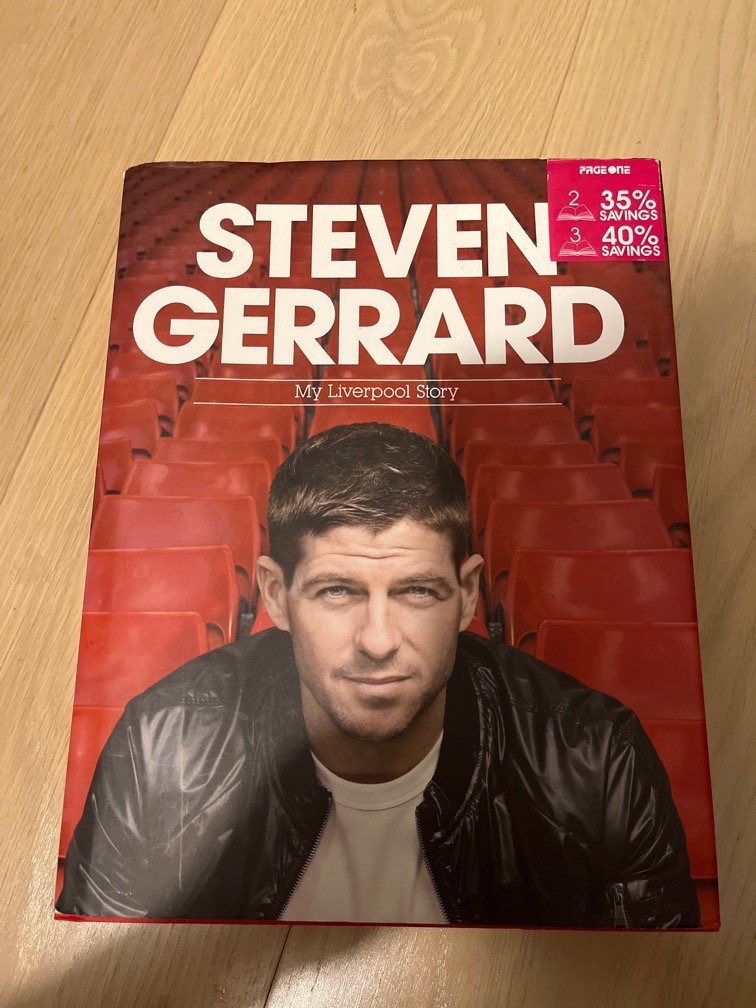 Steven Gerrard - My Liverpool Story, 興趣及遊戲, 書本 & 文具, 雜誌及其他 - Carousell