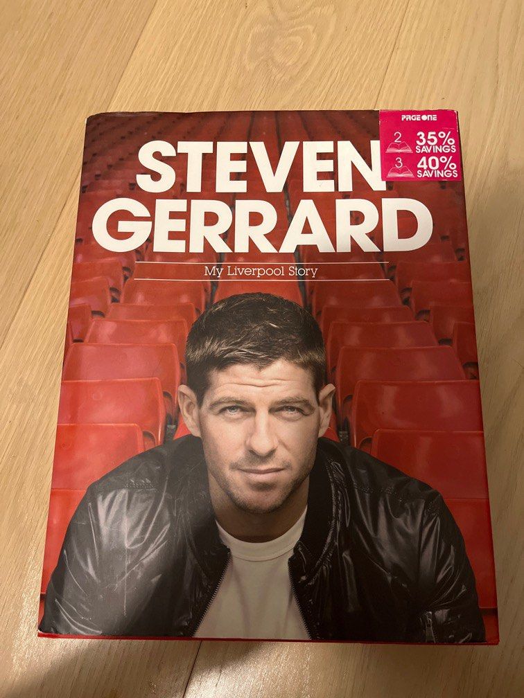 Steven Gerrard - My Liverpool Story, 興趣及遊戲, 書本 & 文具, 雜誌及其他 - Carousell