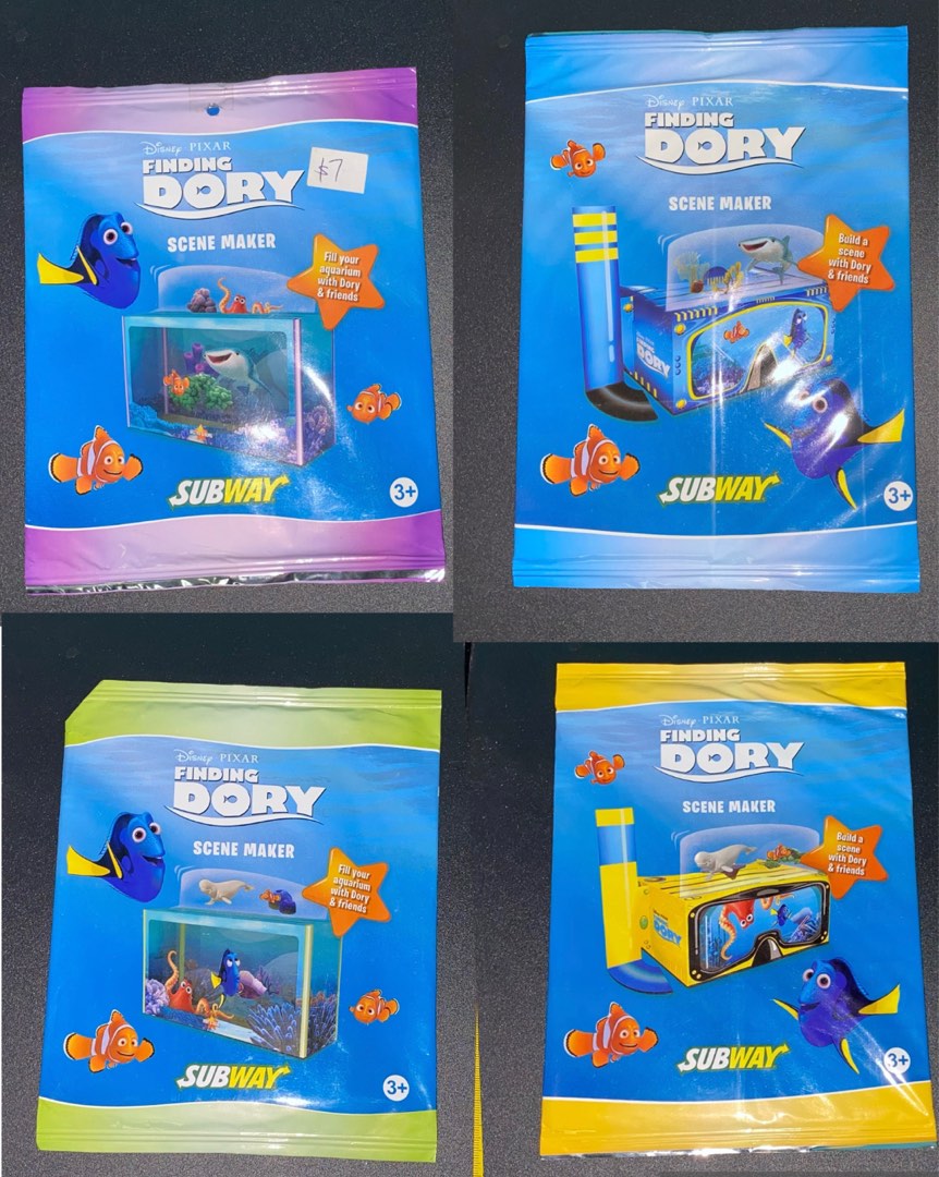 Subway Finding Dory 3D Scene Maker paper craft, Hobbies & Toys, Toys ...