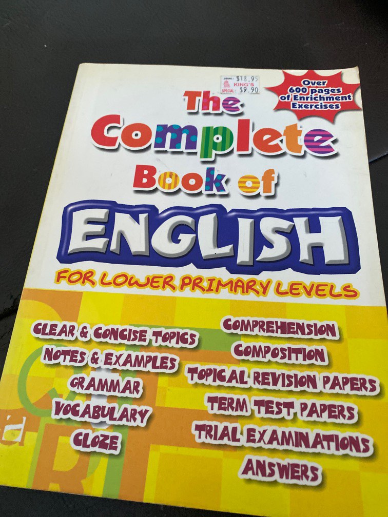 The Complete book of English for lower pri levels, Hobbies & Toys ...