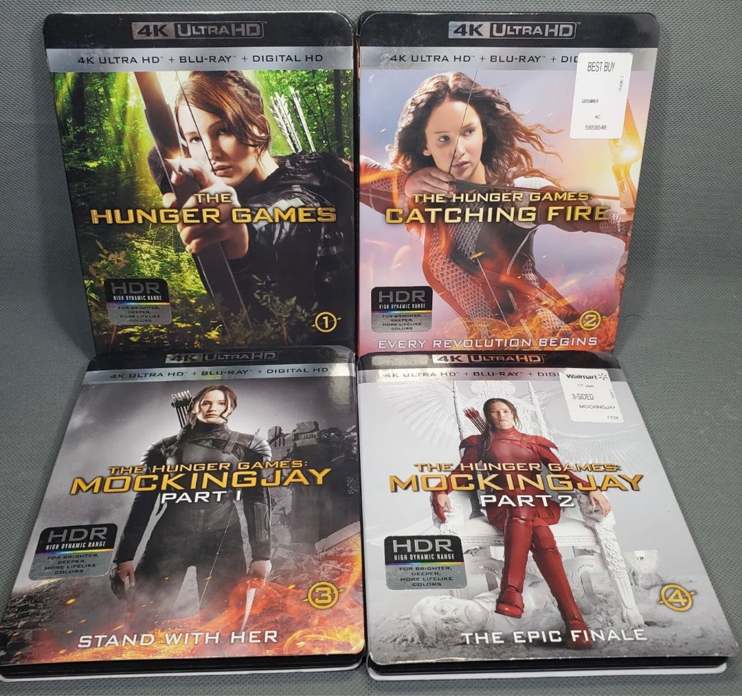 The Hunger Games 4-Film Collection (4K UHD/BR) with OOP slipcovers ...
