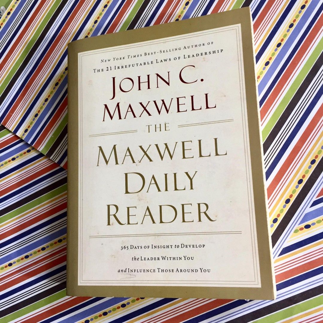 The Maxwell Daily Reader by John C. Maxwell on Carousell