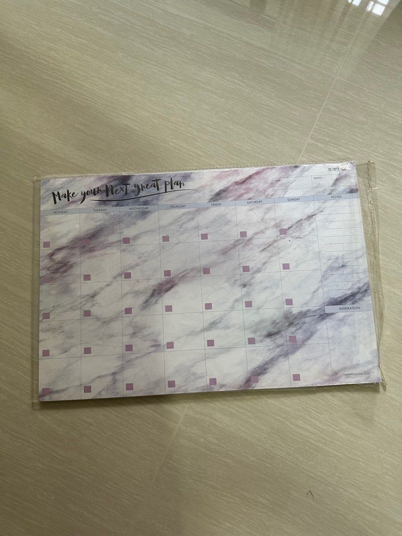 The Paper Stone A3 Planner, Everything Else on Carousell