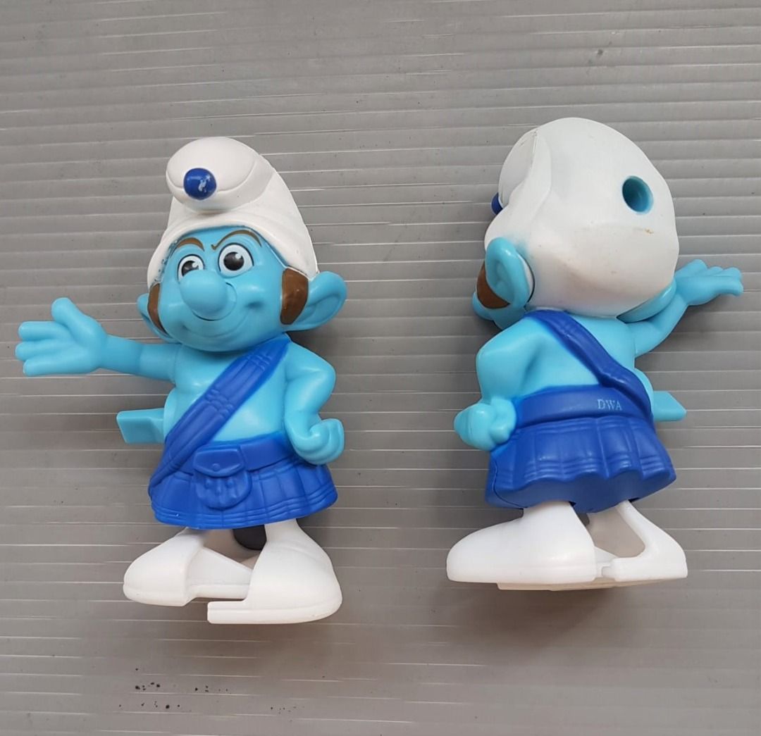 The Smurf Figure, 3 inches Figurine, Peyo 2011, Wind-up Smurf, Walking ...