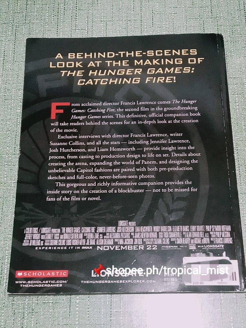 THG: Catching Fire The Official Illustrated Movie Companion, Hobbies ...