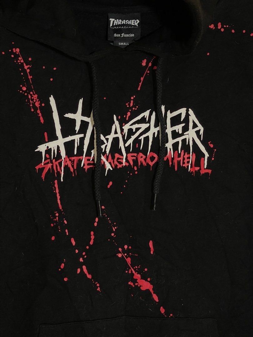 Thrasher Skate Mag from Hell Hoodie, Men's Fashion, Coats, Jackets and ...