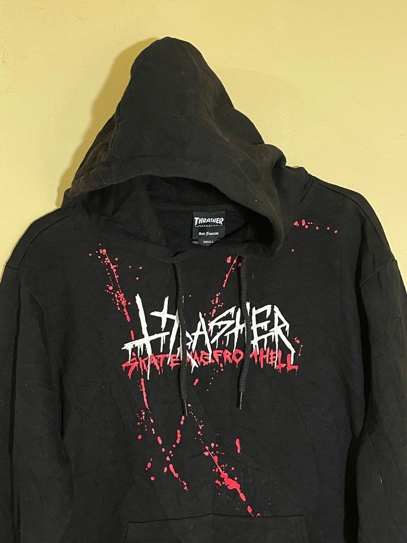 Thrasher Skate Mag from Hell Hoodie, Men's Fashion, Coats, Jackets and ...