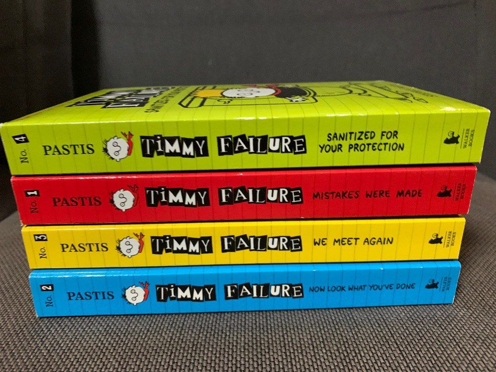 Timmy Failure x 4 (Full Set), 興趣及遊戲, 書本 & 文具, 小朋友書 - Carousell