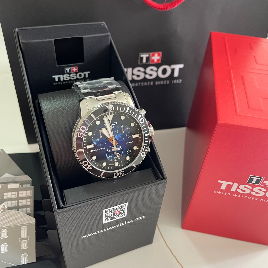 TISSOT SEASTAR watch 1000 CHRONOGRAPH, Luxury, Watches on Carousell