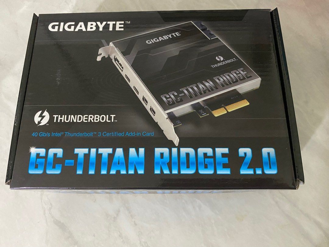 Titan Ridge 2.0, Computers & Tech, Parts & Accessories, Computer Parts ...