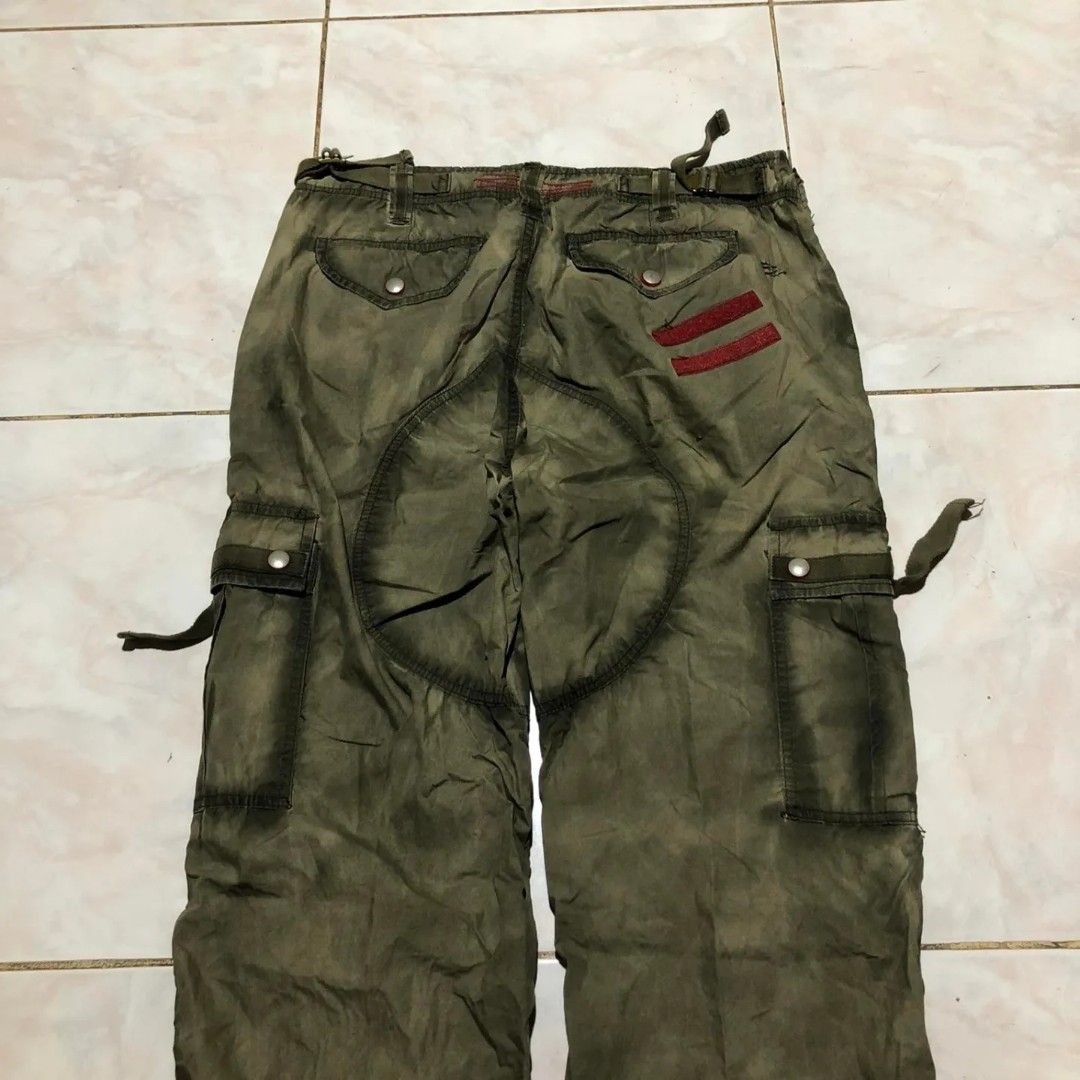 Tough Jeansmith Faded Army Green Cargo Pants, Men's Fashion, Bottoms ...