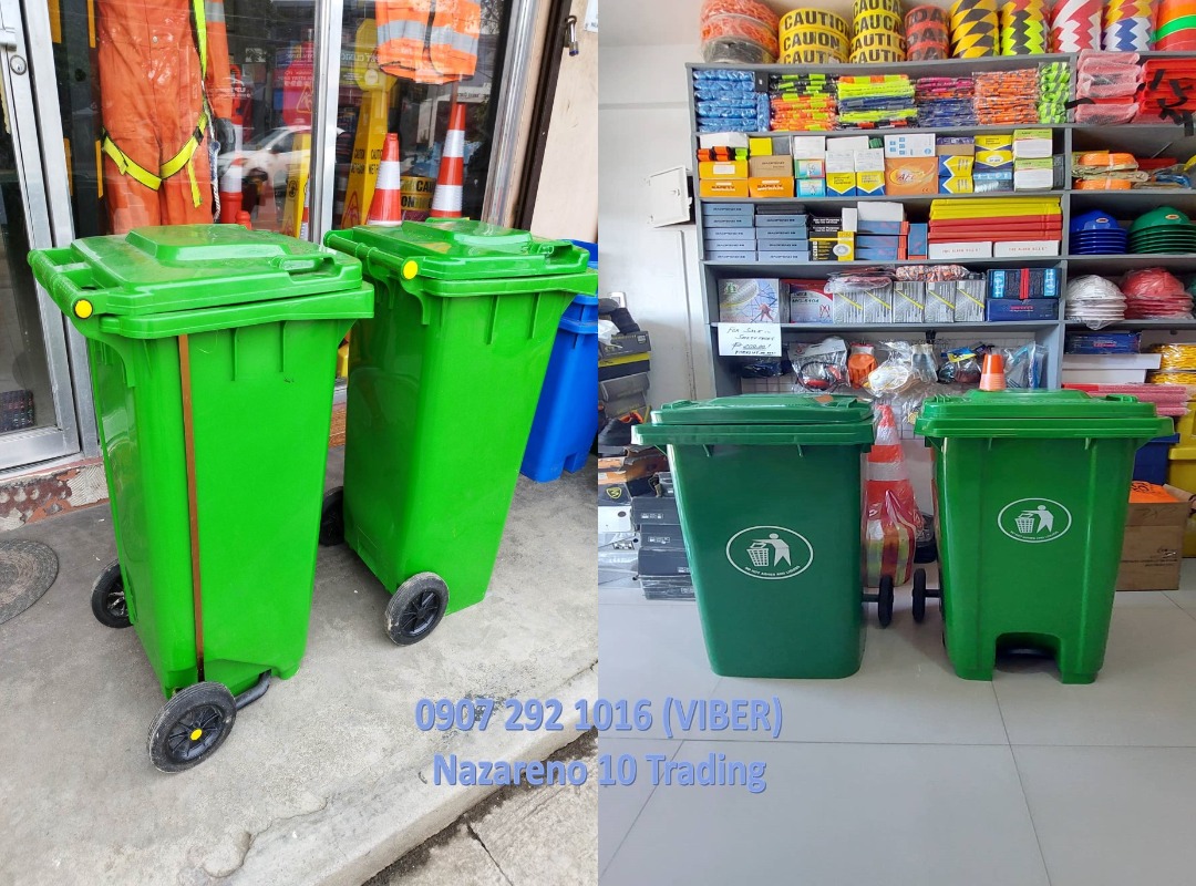 trash bin dust bin trash bin w/wheels 10, Furniture & Home Living ...
