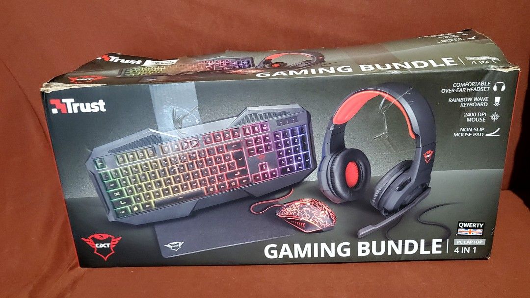 TRUST GAMING BUNDLE GXT 4 IN 1., Computers & Tech, Parts & Accessories ...
