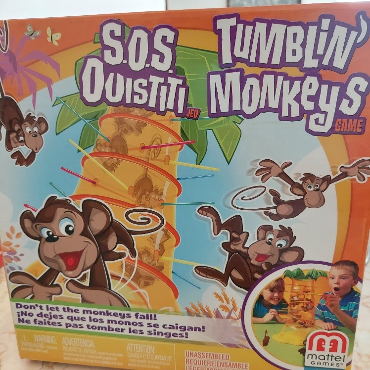 Tumbling Monkeys Game Box (as it is condition - see picture), Hobbies ...