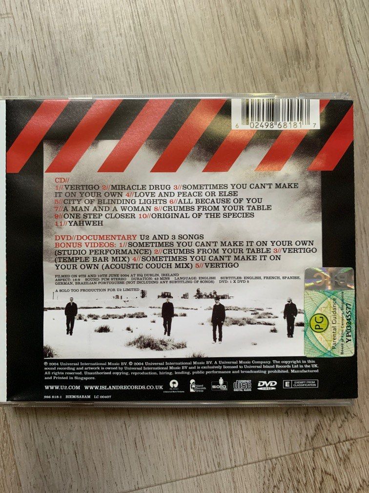 U2 ~ How To Dismantle An Atomic Bomb (Cd & Dvd Set), Hobbies & Toys, Music & Media, CDs & DVDs ...