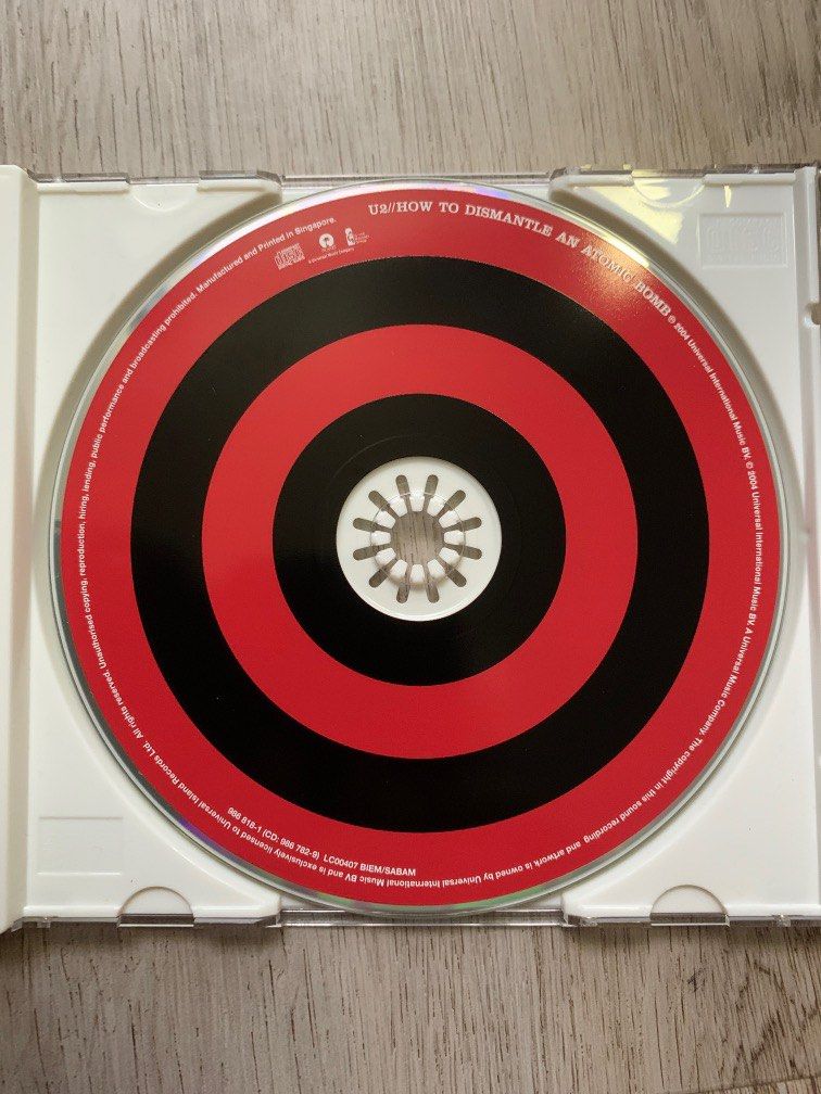 U2 ~ How To Dismantle An Atomic Bomb (Cd & Dvd Set), Hobbies & Toys, Music & Media, CDs & DVDs ...