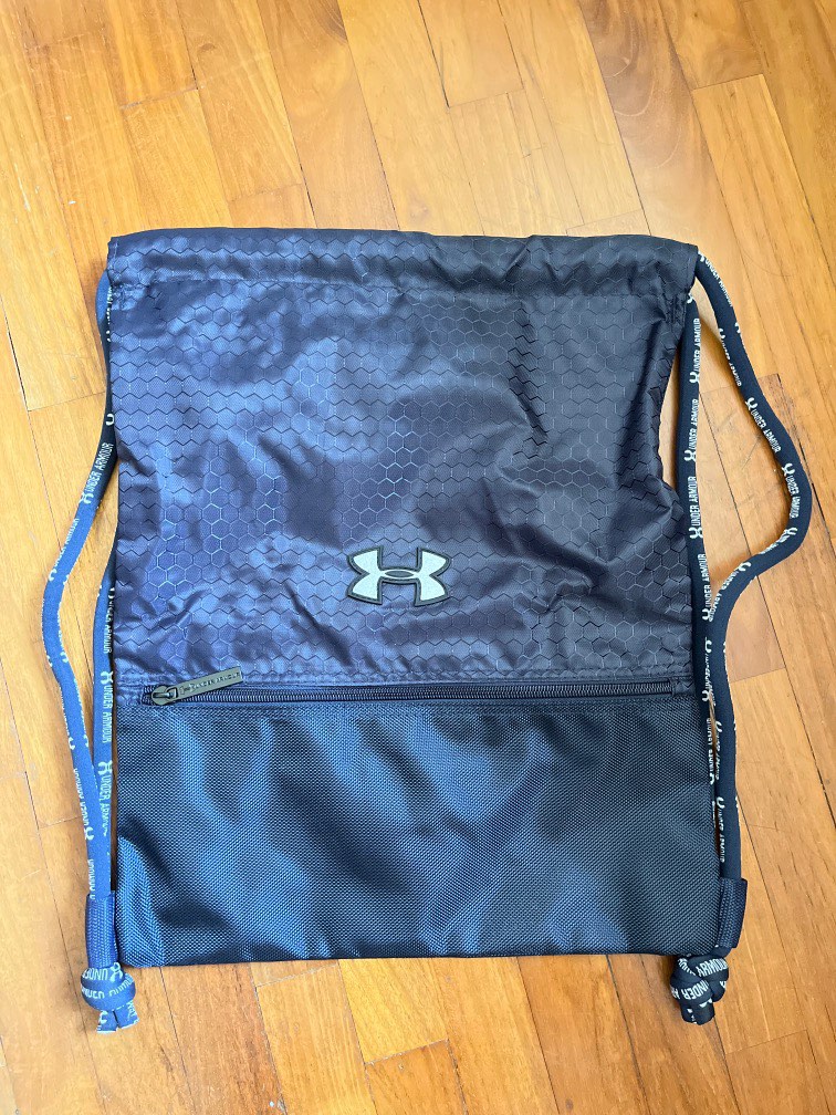 Under Armour Drawstring Bag (Navy Blue), Men's Fashion, Bags, Backpacks ...