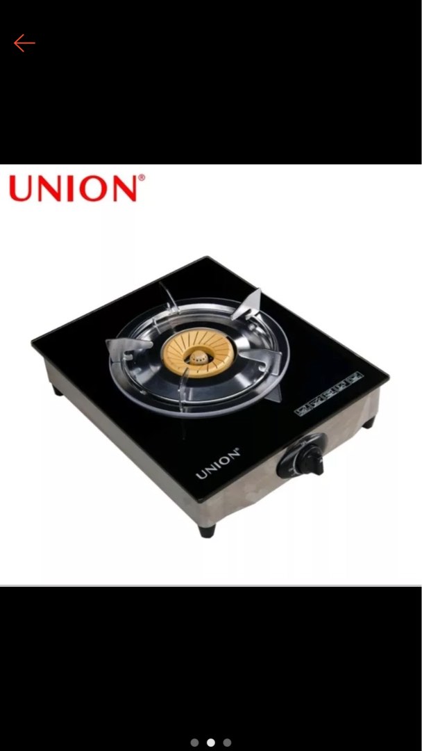 Union Glass Top Single Burner Gas Stove, TV & Home Appliances, Kitchen ...