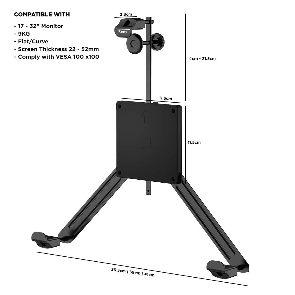 VESA Mount Adapter / Monitor Arm / VESA / 100x100 / Universal ...
