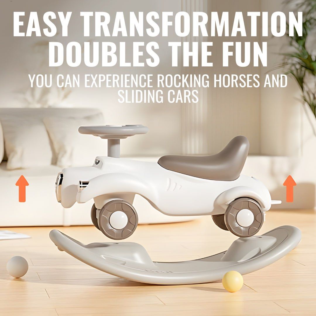 Vintage Rocking Car on Carousell