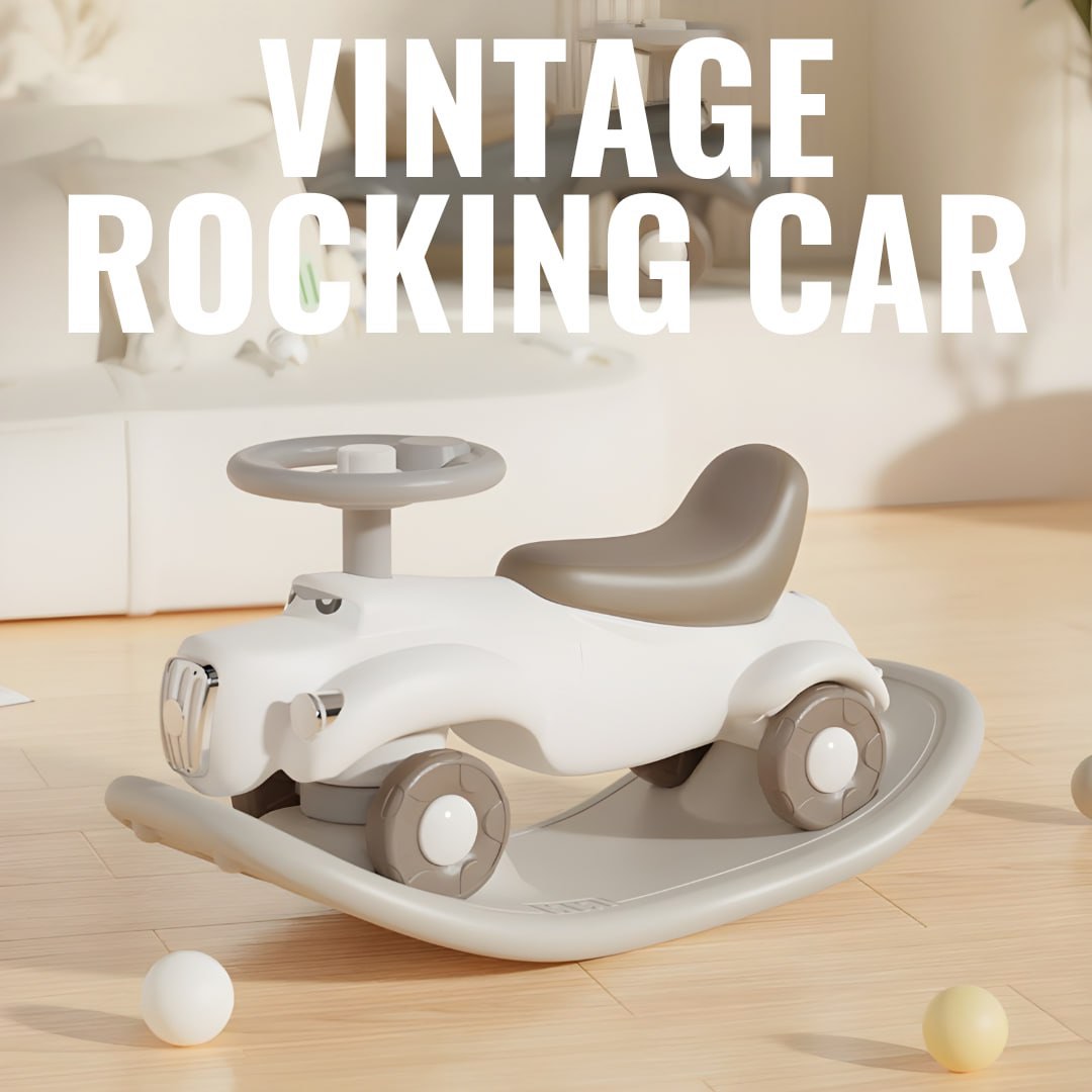 Vintage Rocking Car on Carousell